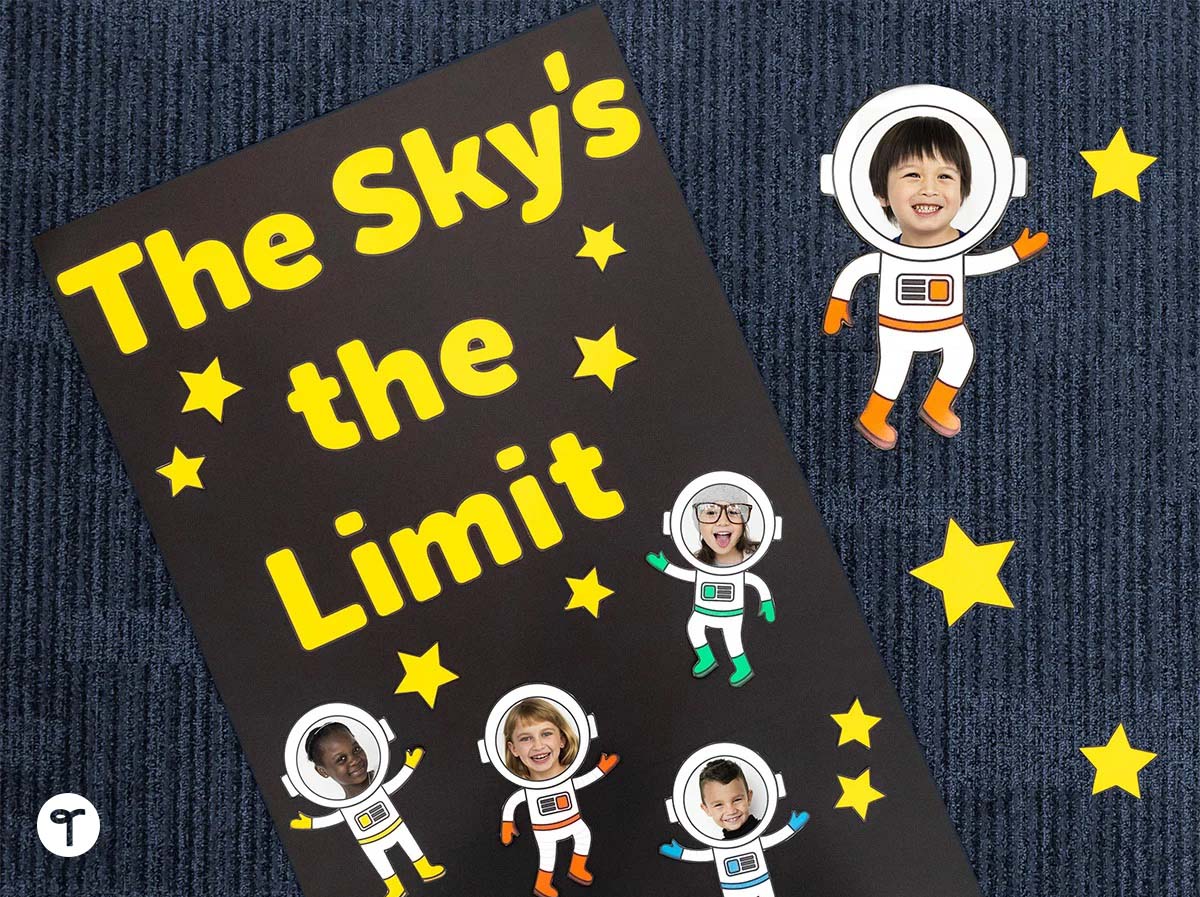 Back-to-School Bulletin Board – Astronauts | Teach Starter