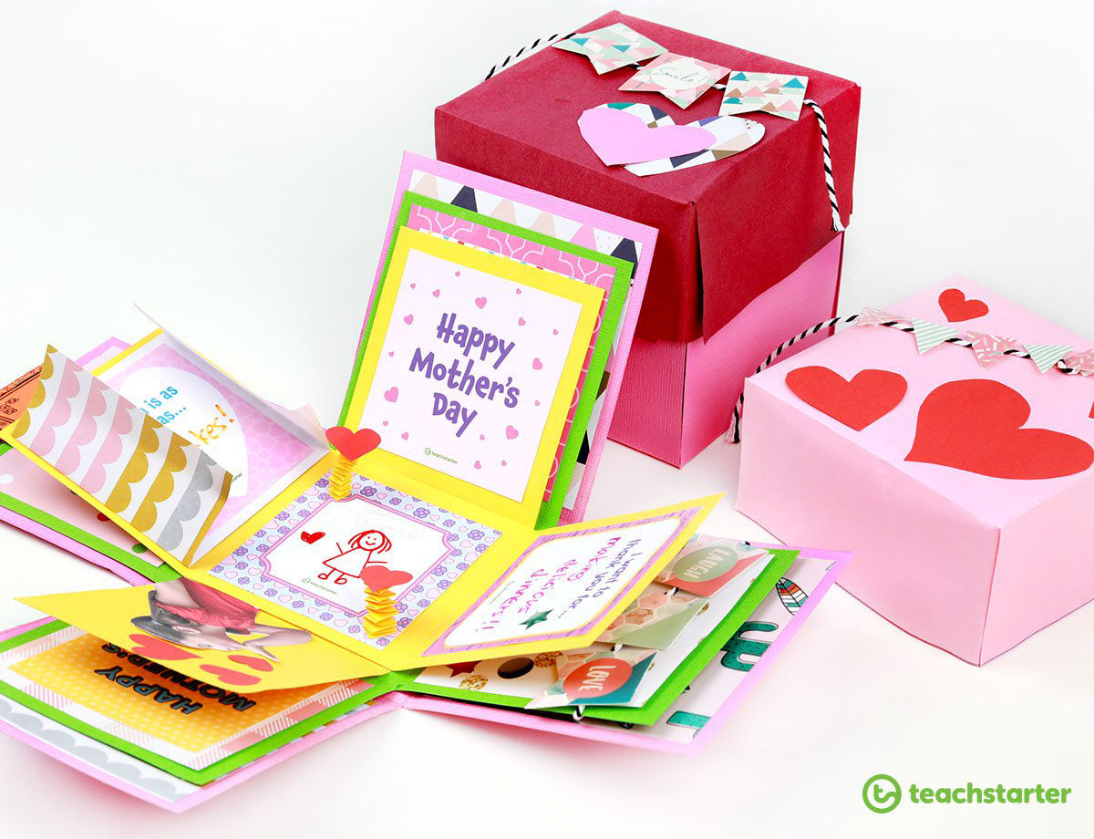 The Ultimate Mother's Day Craft - Making an Exploding Gift Box! | Teach ...