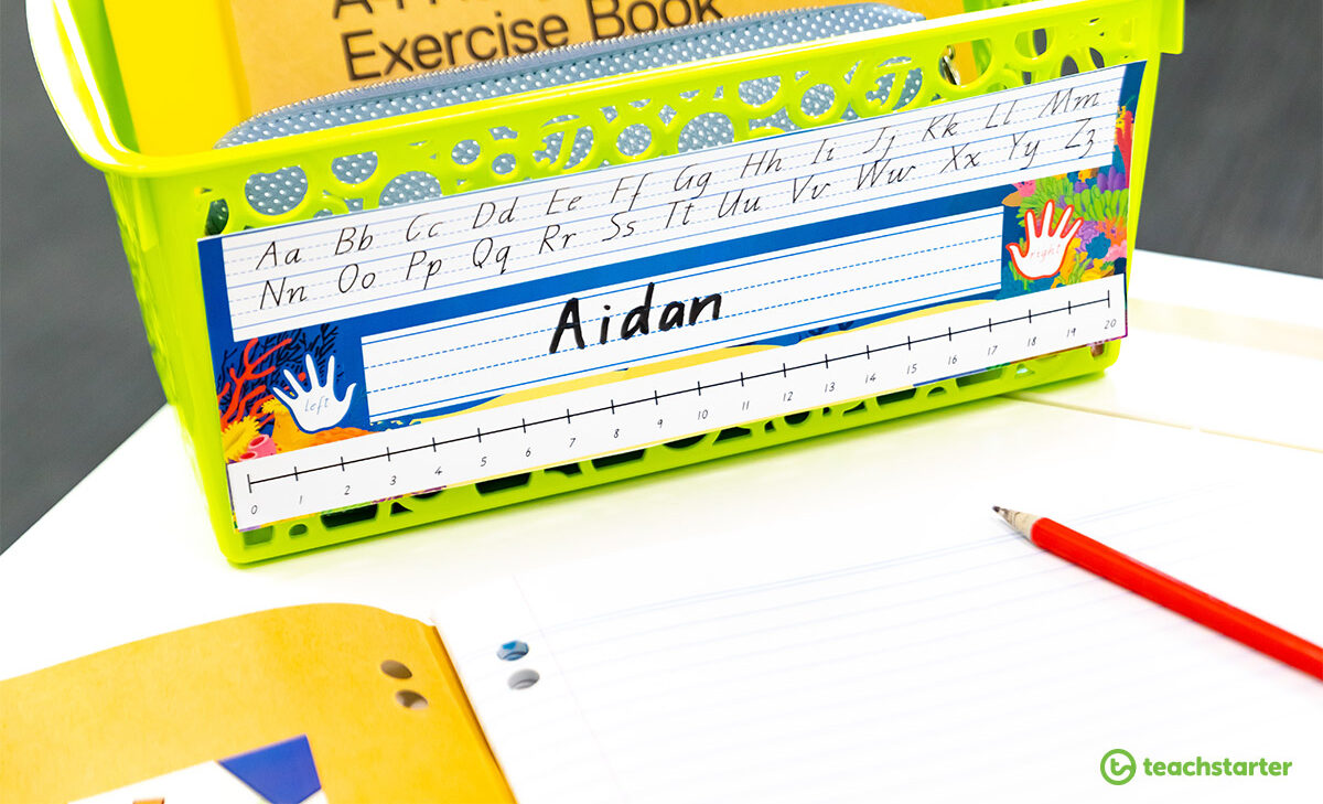  How To Make Desk Name Tags For Students 