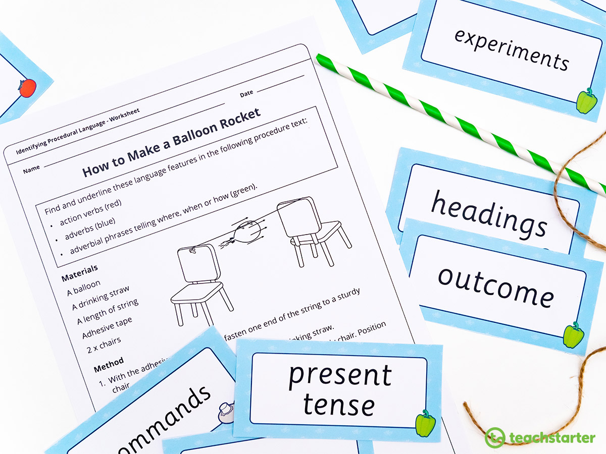 Procedural Text Passages Procedural Text Passages