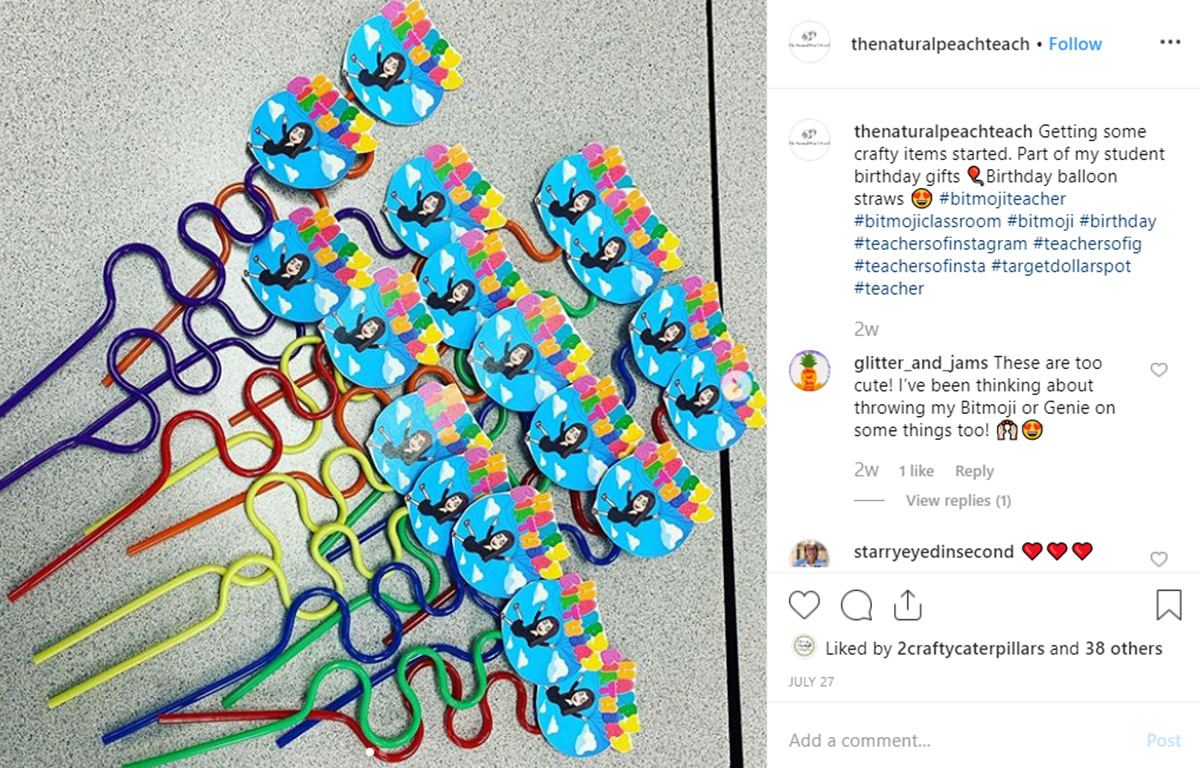 Bitmoji Classroom Ideas for Teachers in School And Teaching Virtually ...