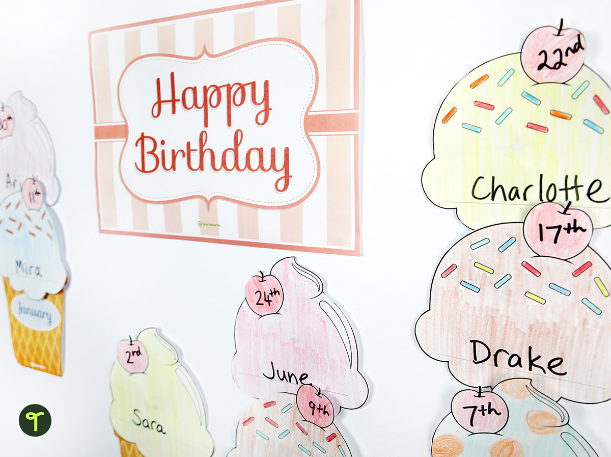 5 Classroom Birthday Bulletin Board Ideas + More Ways to Celebrate ...
