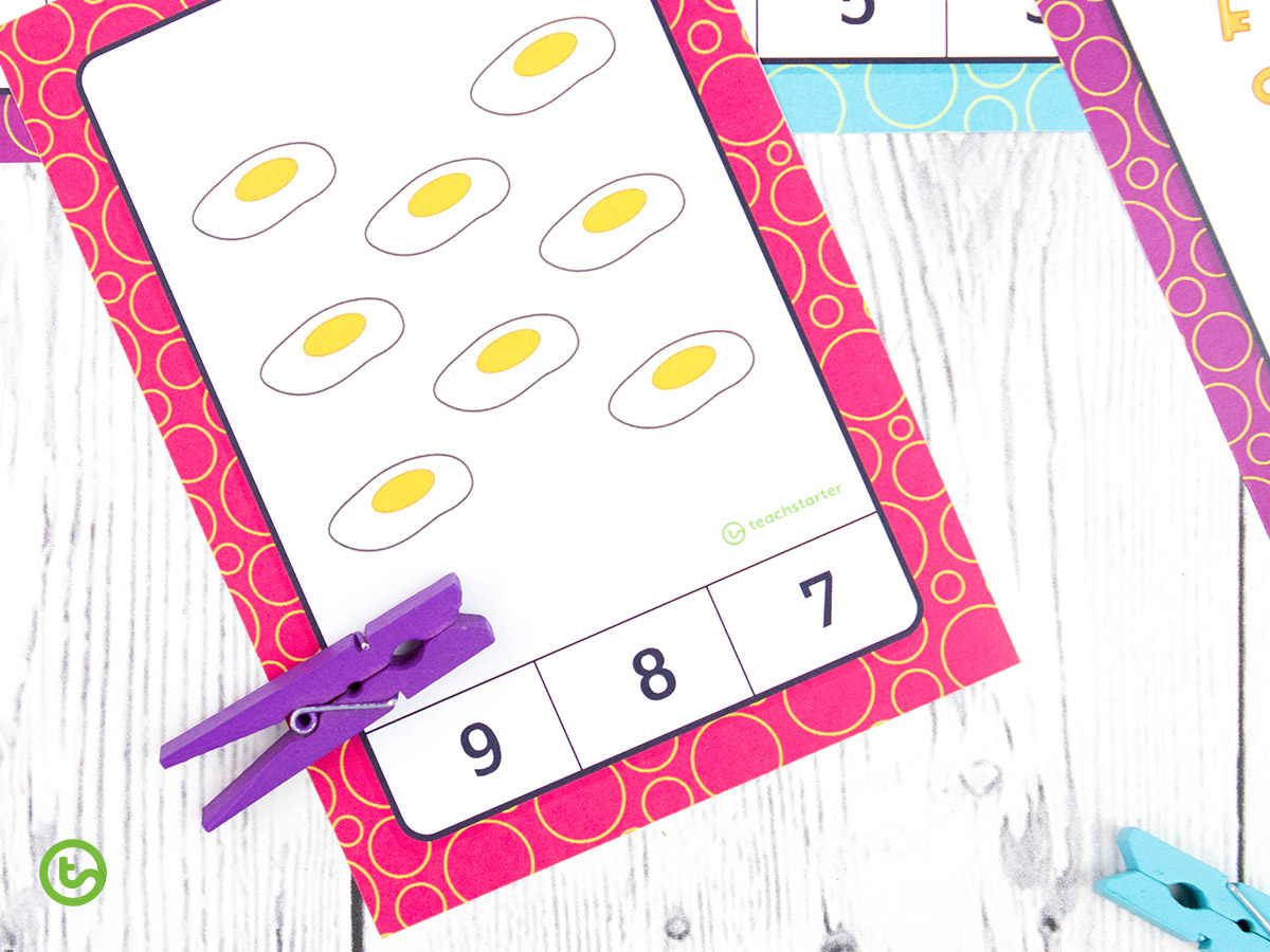 The Ultimate Early Years Resource | Peg Cards | Teach Starter