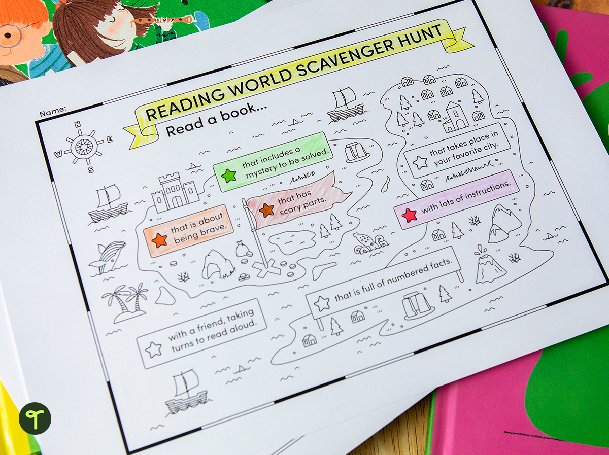 Reading World Scavenger Hunt | Teach Starter