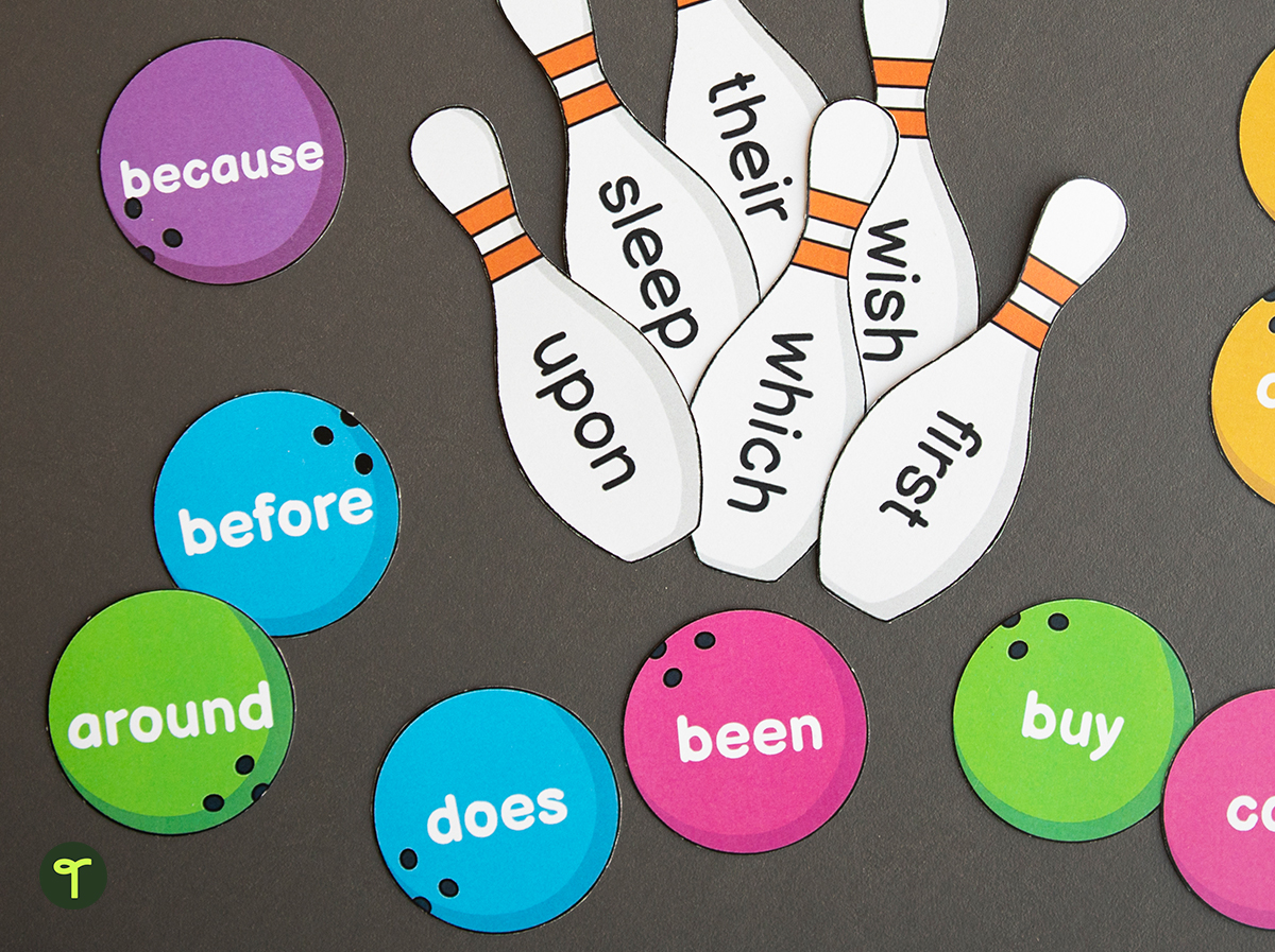 Bowling Game - Dolch Grade 2 Sight Words | Teach Starter