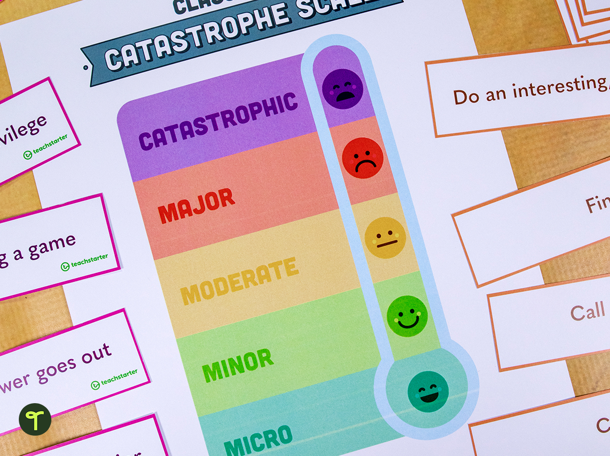 Classroom Catastrophe Scale – Display | Teach Starter