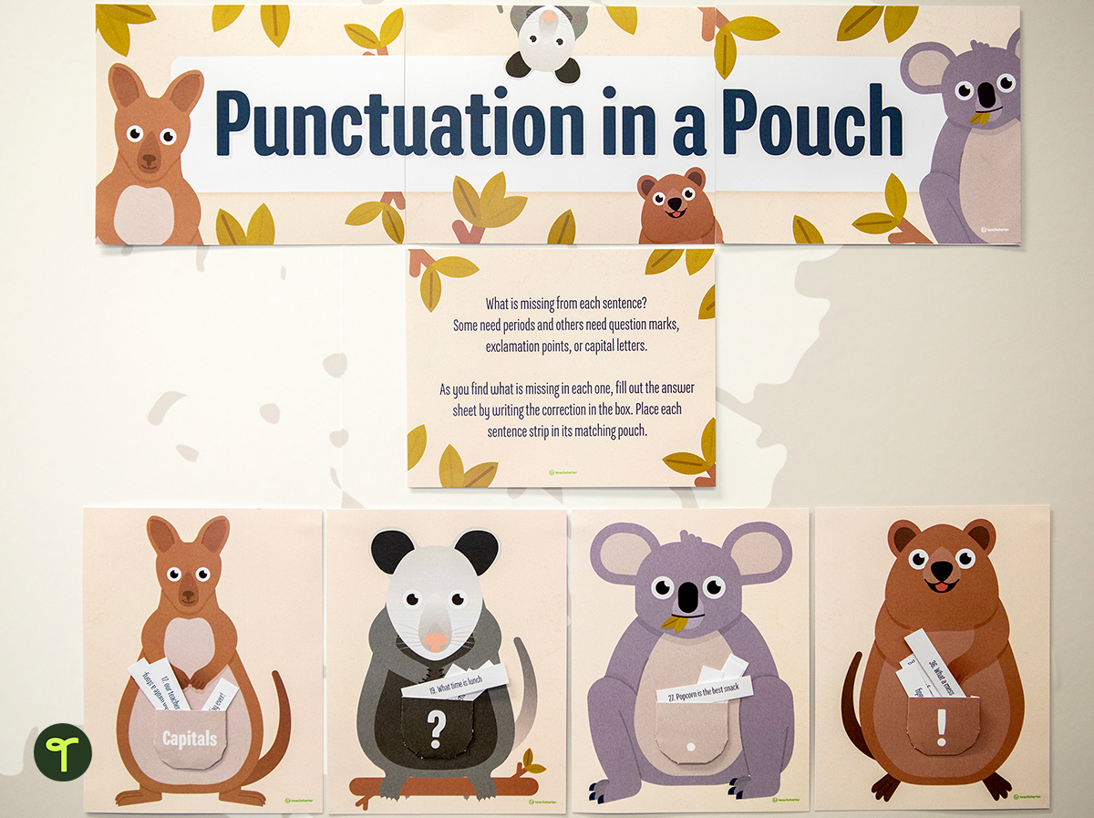 9 Fun Punctuation Resources and Activities for Elementary Schoolers | Teach Starter