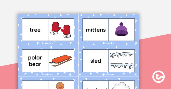Wonderful Winter Words - Dominoes | Teach Starter