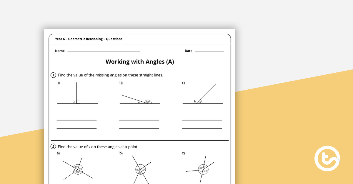 Geometric reasoning | Teach Starter