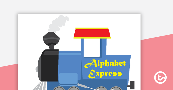 Train Alphabet Display | Teach Starter