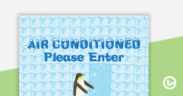 Air Conditioned Room Posters | Teach Starter