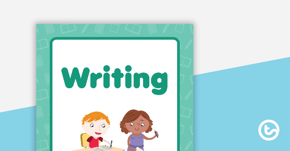 Writing Book Cover - Version 1 - %%sitename%% | Teach Starter
